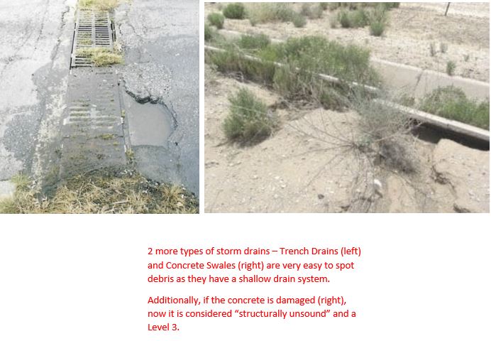 Storm Drainage: Damaged/Obstructed (Inspectable Area: Site ...